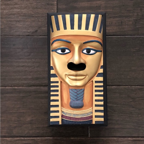 Unbranded | Accents | Egyptian King Tut Tissue Box Cover Dispenser ...